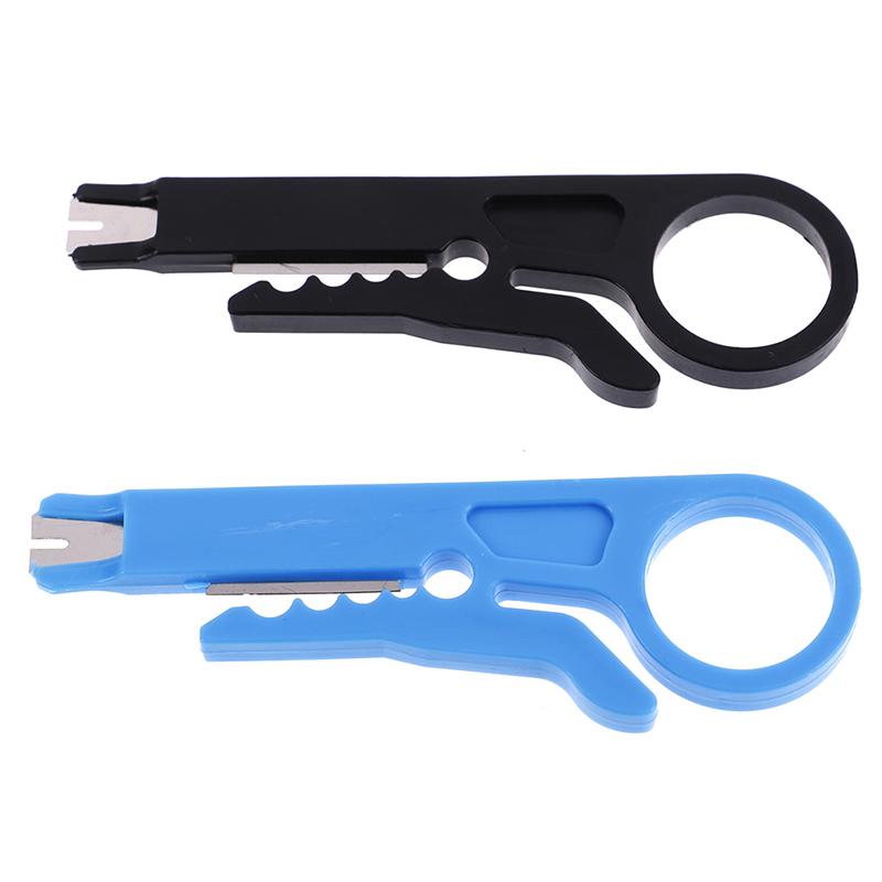 Buy 2Pcs Punch Down Tool Rj45 Cat5 Network Utp Lan Cable Wire Cutter Stripper Tool at affordable ...