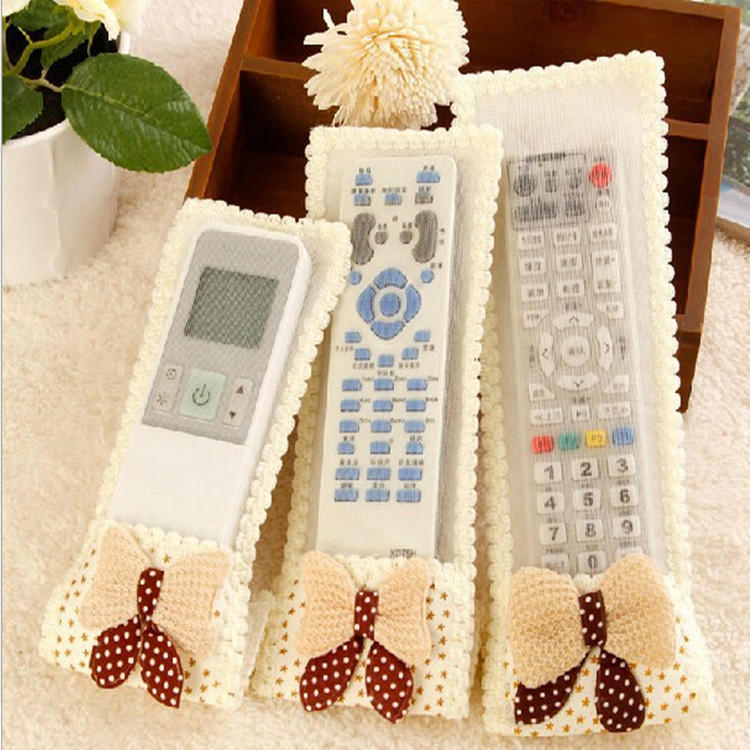 Buy Cartoon Remote Control Cover Butterfly Cloth Knot TV Air ...