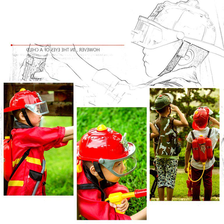 Buy Zao Ren Jduhf Child Fire Backpack Nozzle Water Gun Toy Air Pressure ...