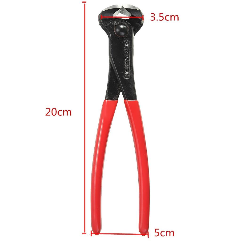 Buy 8'' 200mm End Cutters Steel Fixers Wire Cutting Nipper Nips Clamp ...