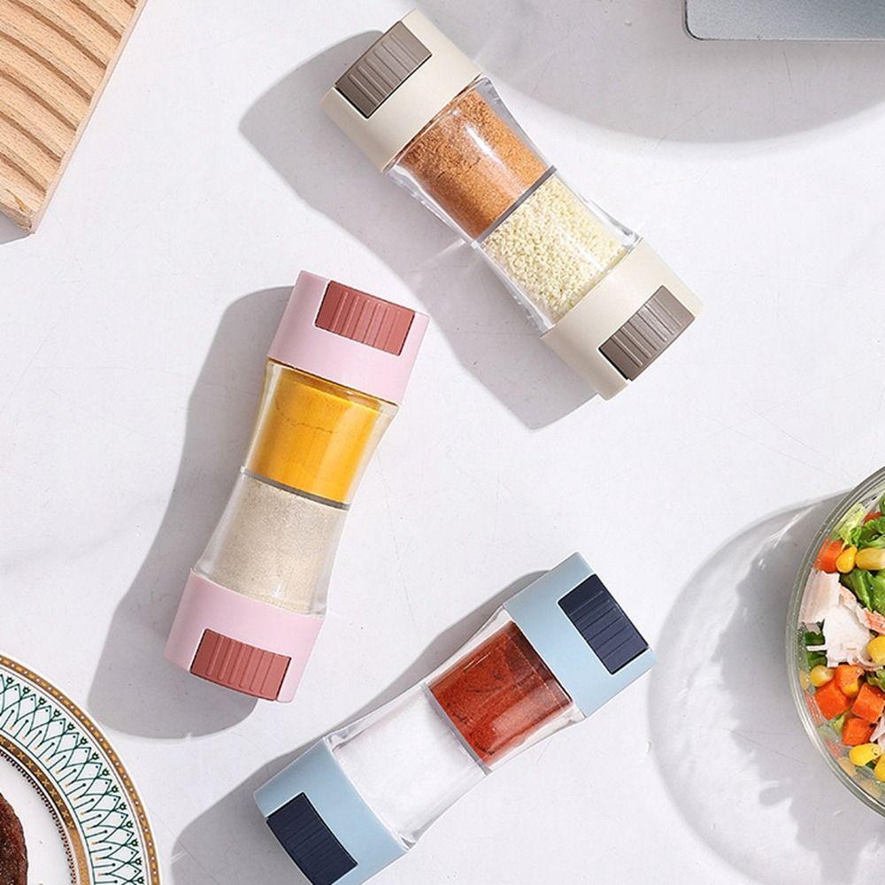Double-headed Quantitative Sprinkle Salt Tool 0.5g Seasoning Bottle ...