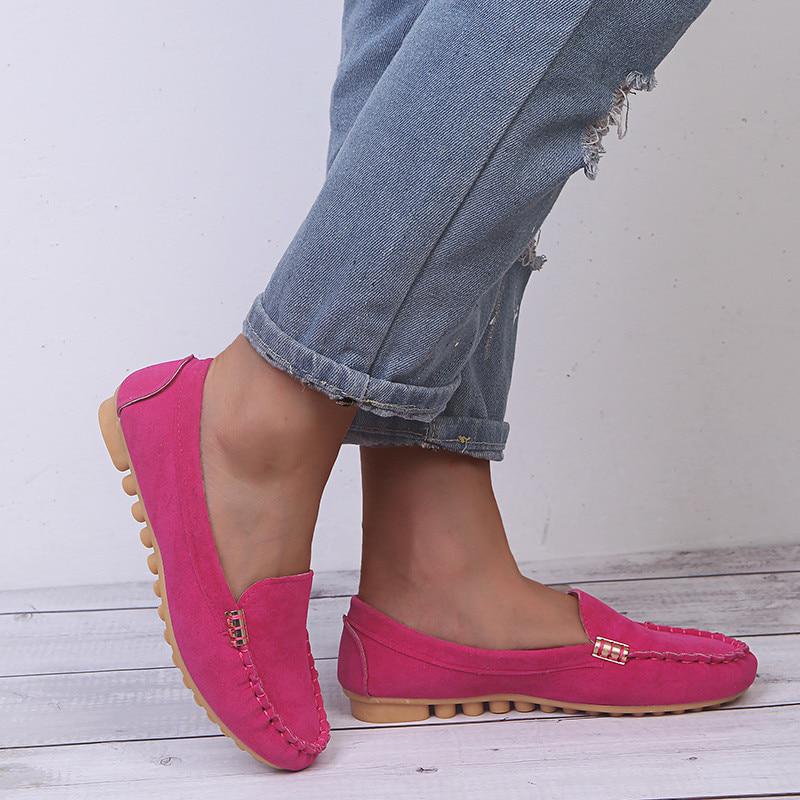 Ballet Pour Femmes Soft Flat Bottom Mode Mignon Pantoufles Bas Talon ...
