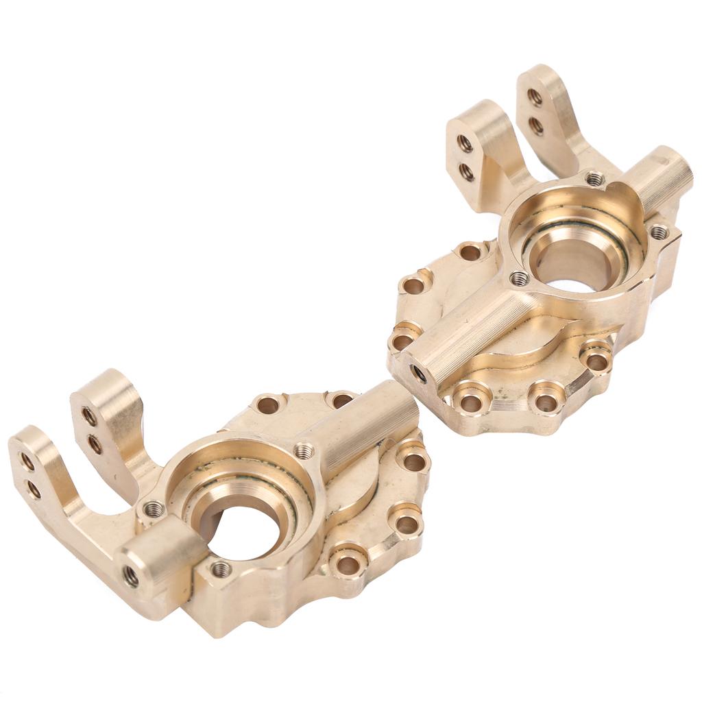 Buy 2Pcs Brass Front Steering Knuckle Rc Accessories Parts Fit For Trx4 ...