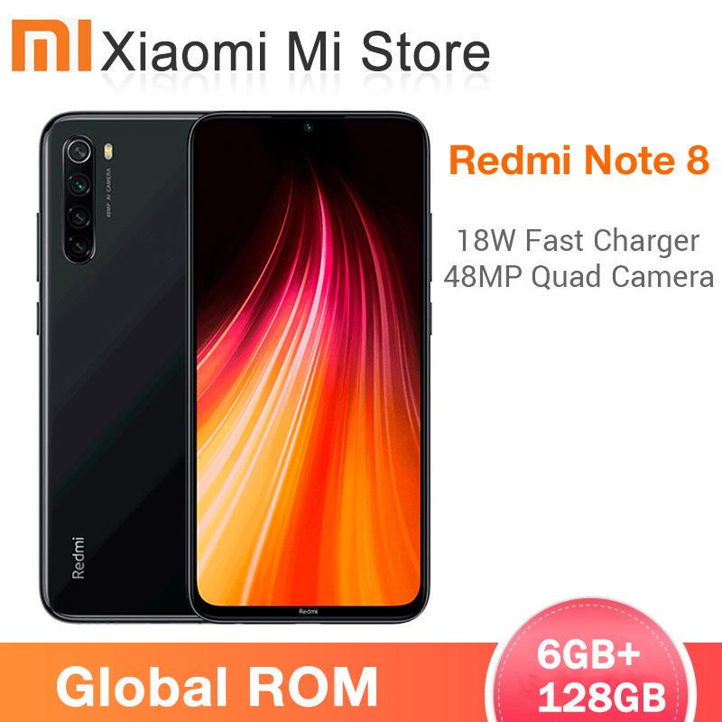 Original Xiaomi Redmi Note 8 Note8 6+128GB Smartphone Snapdragon 665 Octa Core 6.3 inch AMOLE ...