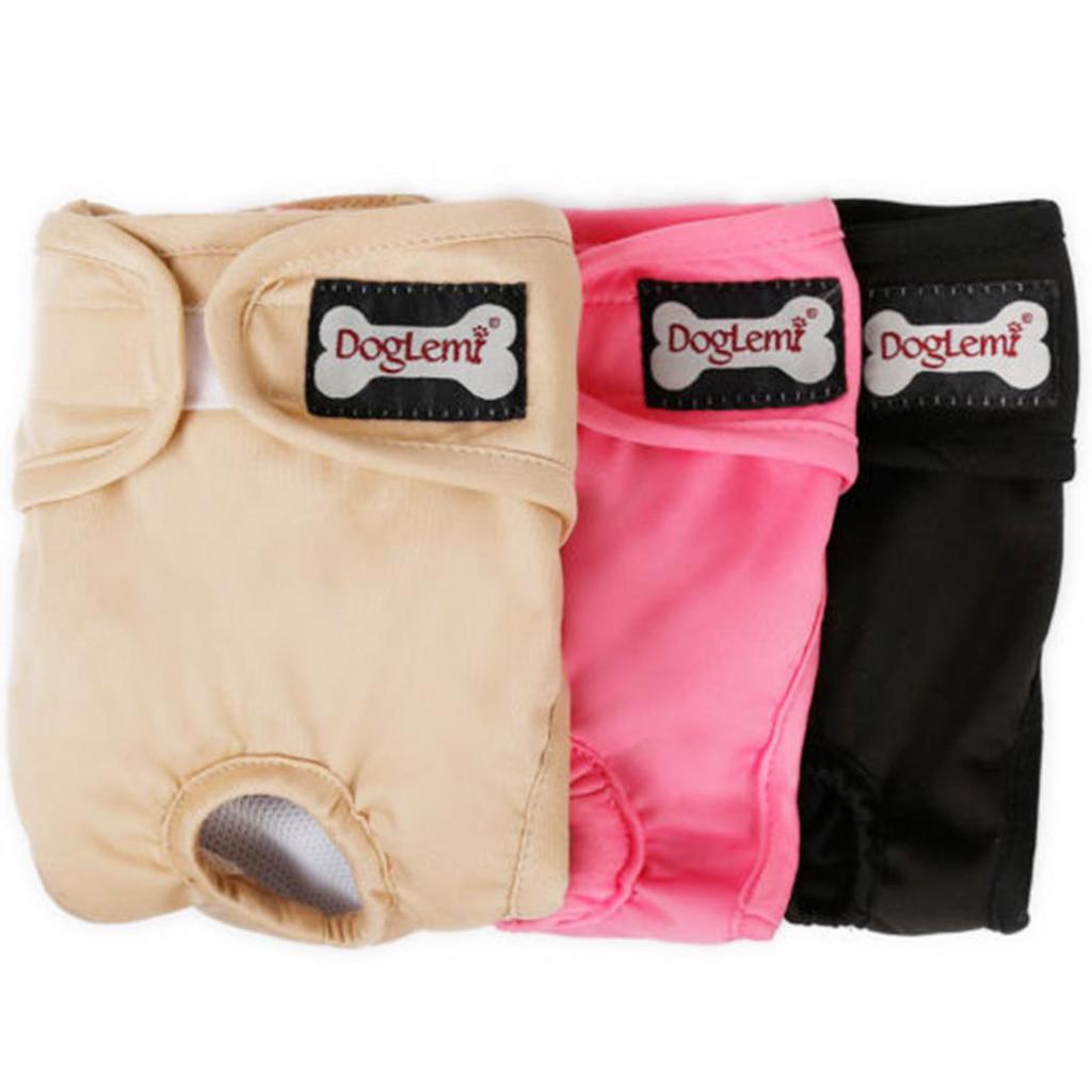 Fashion Female Dog Physiological Trousers Reusable Washable Pet Pants ...