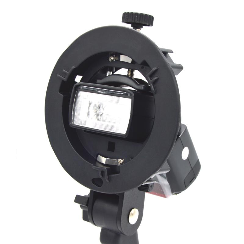 Buy Bracket Pro Mount Adapter Holder for Speedlite Snoot Flash Softbox ...