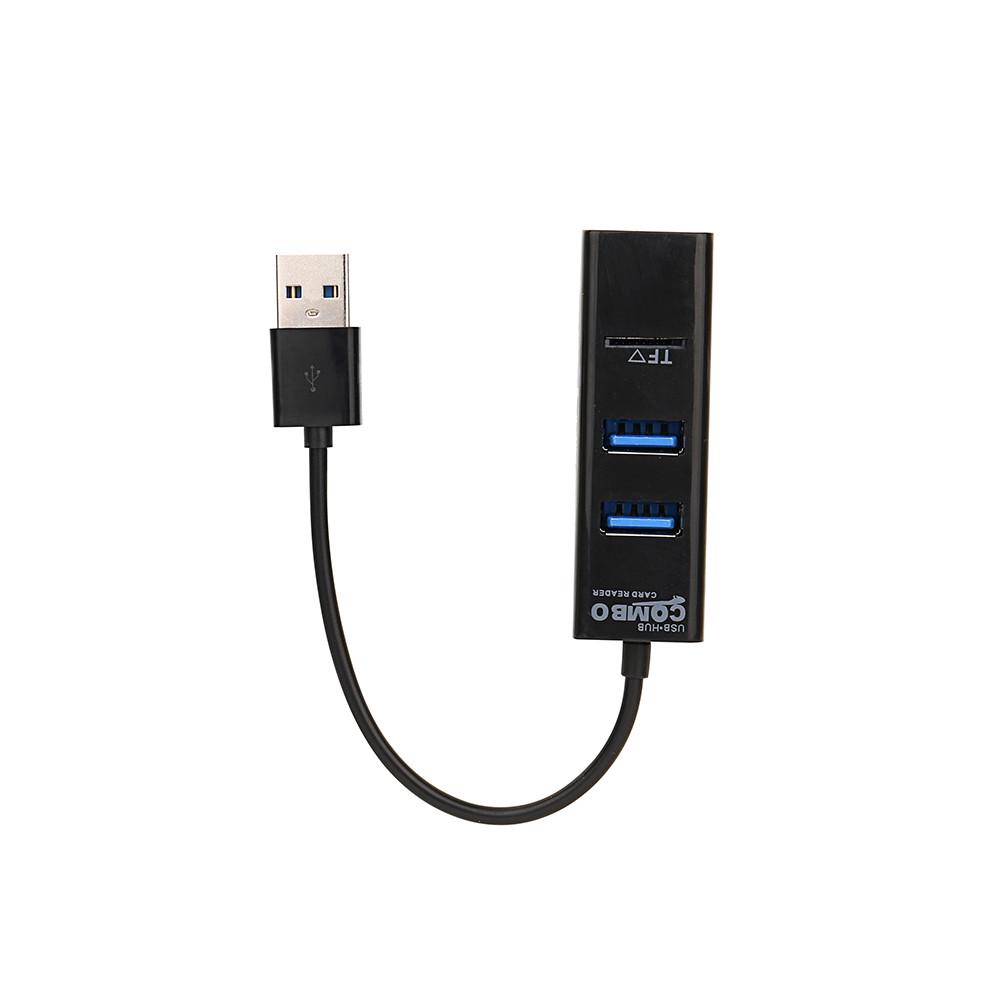 Cheap 2In1 Combo 3 Port USB 2.0 HUB Splitter Card Reader for SD TF ...