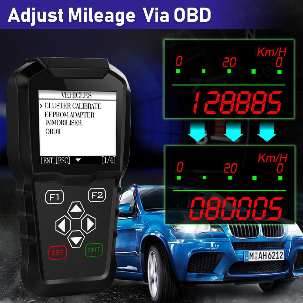 Buy OBDPROG MT601 Key Programmer Mileage Adjustment OBD2 Pin Code ...