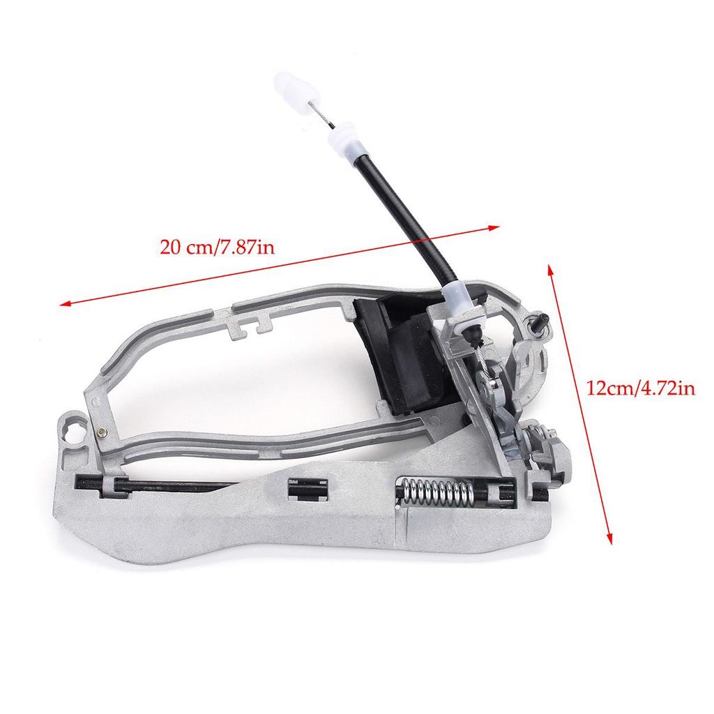 Buy Car Front Left Exterior Door Handle Carrier For BMW X5 E53 2000 ...