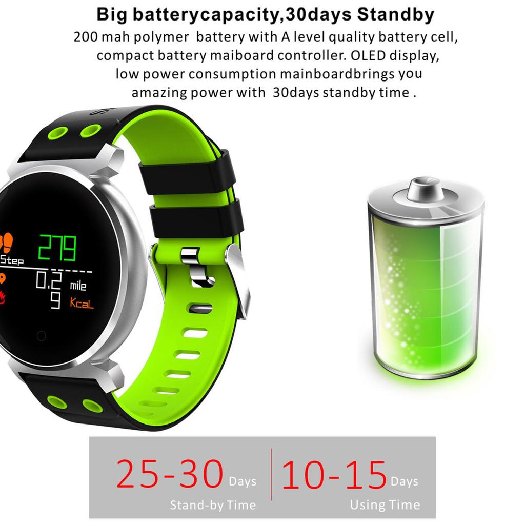 Buy SmartE-life K2 Color Screen Bluetooth Smart Watch Heart Rate ...