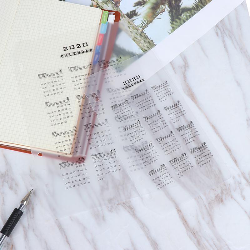 Buy A5/A6 Calendar Ring Binder Notebook Paging Separator Notepad Inner ...