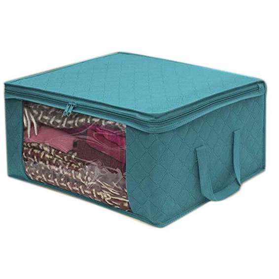 Cheap Non-woven Folding Storage Box Quilt Clothing Dust-proof Finishing ...