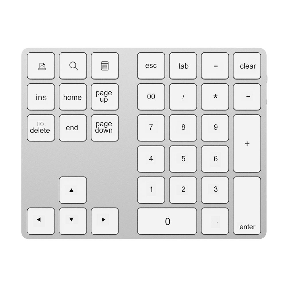 Cheap 2-In-1 Bt Keyboard Usb-C 3.1 Hub Features 34-Key Wireless Numeric ...