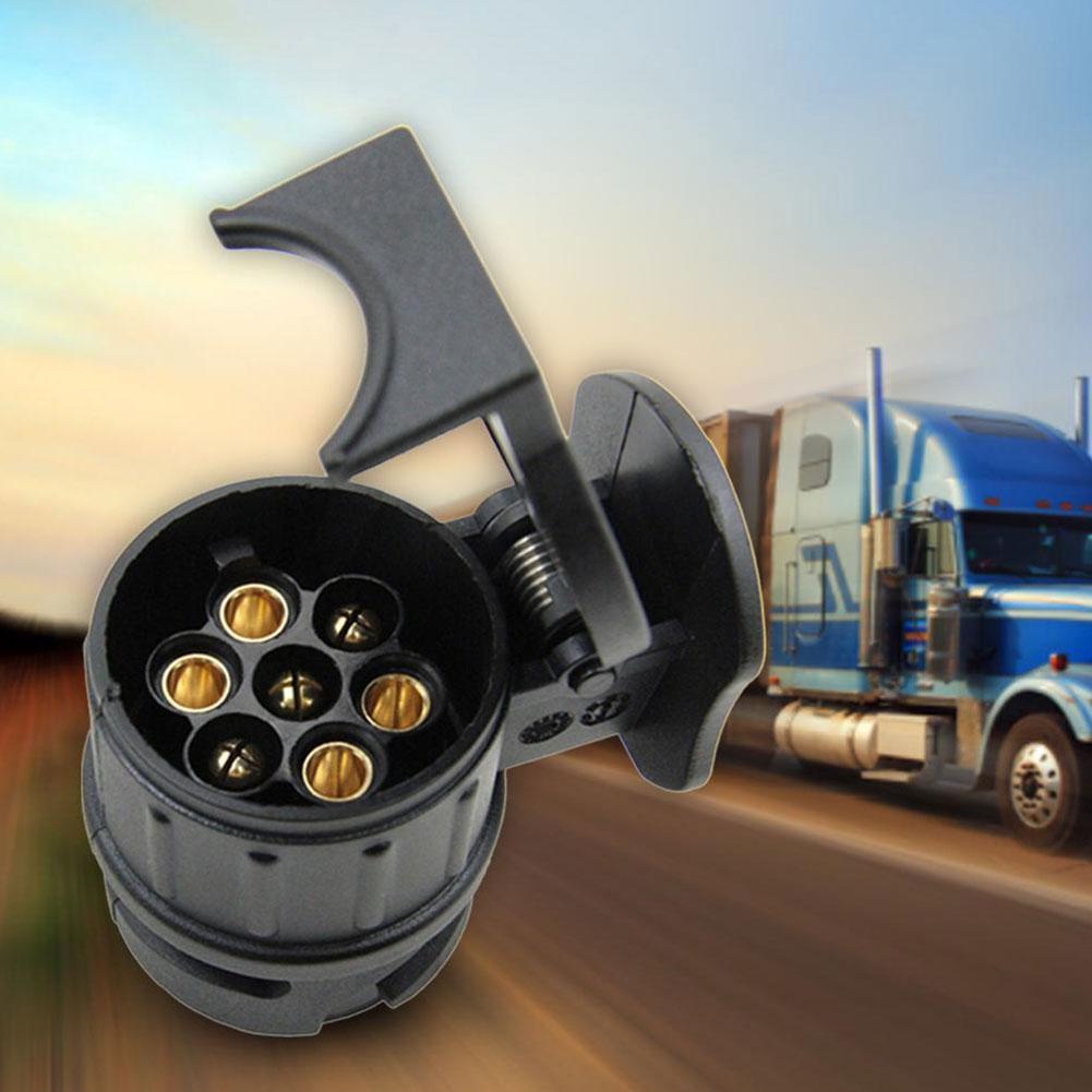 Buy Durable 13 To 7 Pin Plug Adapter Trailer Connector Towbar Towing ...
