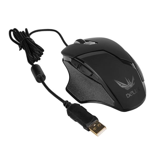 Buy Delux M612 Gaming Mouse Gamer Mice USB Wired Ergonomics Computer ...