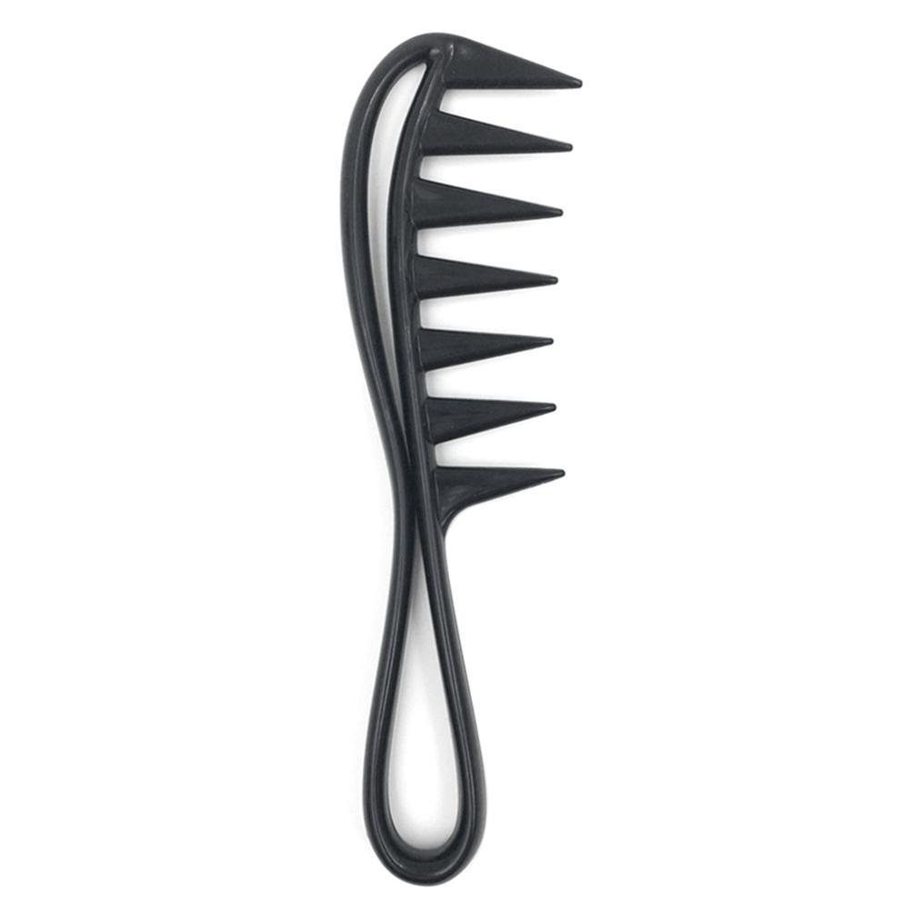 Plastic Wide Tooth Shark Comb Anti-Static Curly Hairdressing Styling ...