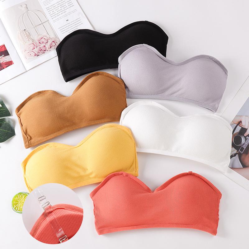 Buy Fashionable Pure Color Woman Soft Dress Sweet Bra Underwear ...