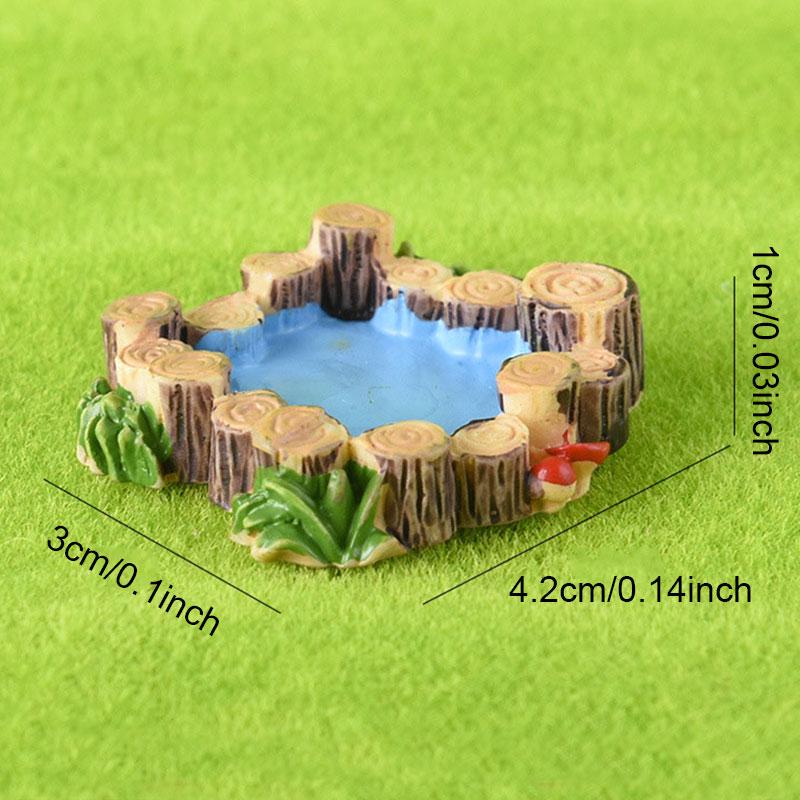 Buy Miniatures Garden Decor Micro Landscape Ornaments Animals ...