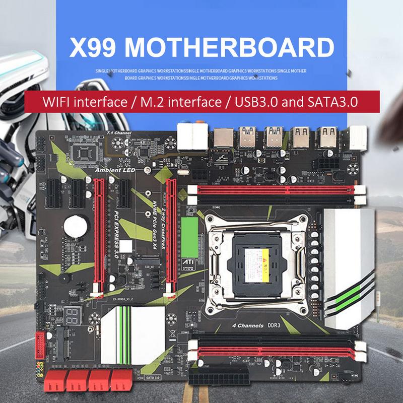 Computer Motherboard with Four-channel Memory Slot CPU Support Gigabit ...