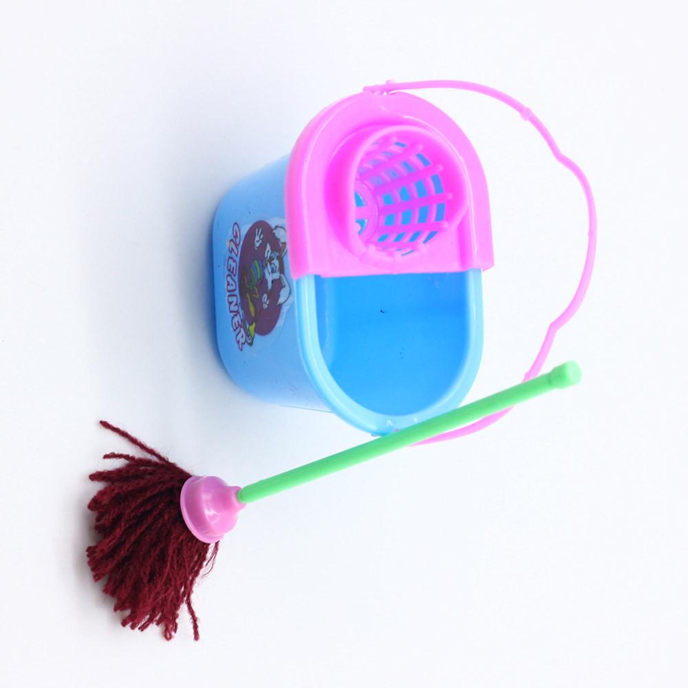 Buy Dolls Pretend Play Toy Cleaning Kit for Barbie Dolls(1 Set=9 Pcs ...