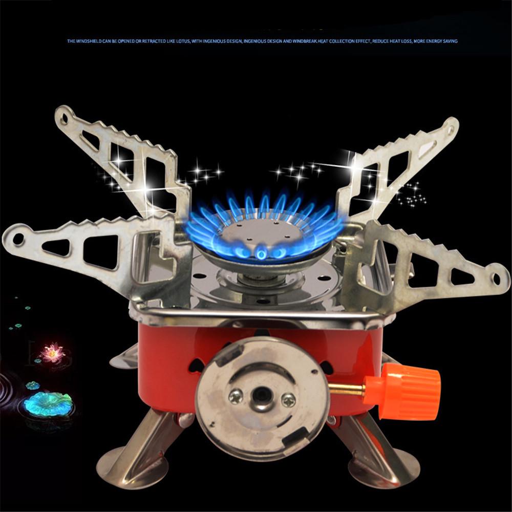 Buy Compact Single Burner Butane Stove For Outdoor Camping Backpacking ...