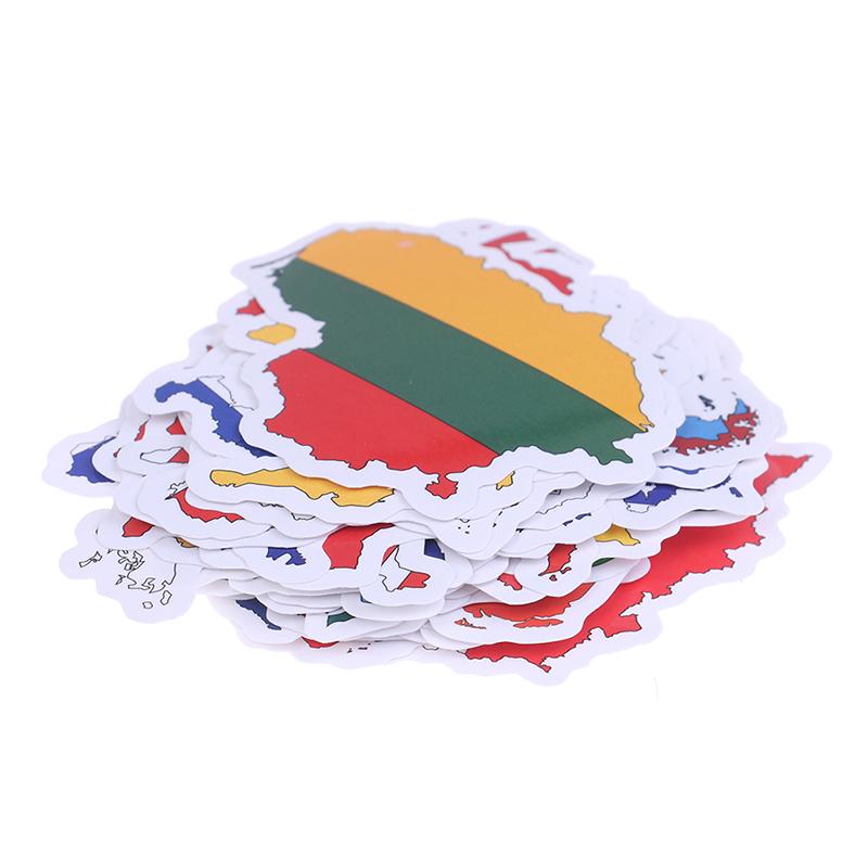 Cheap 50Pcs National Flags Stickers Diy Scrapbook Suitcase Laptop ...
