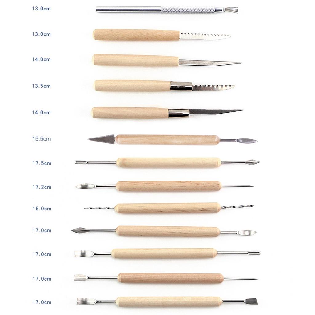Buy Beginner Clay Pottery Ceramic Sculpting Tools 11/27/30Pcs Pottery ...