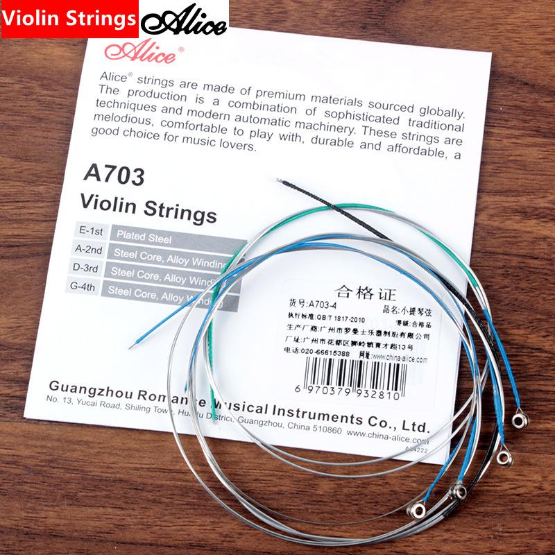Buy Violin Strings Violin Silver Steel Stainless Steel Steel Core at ...