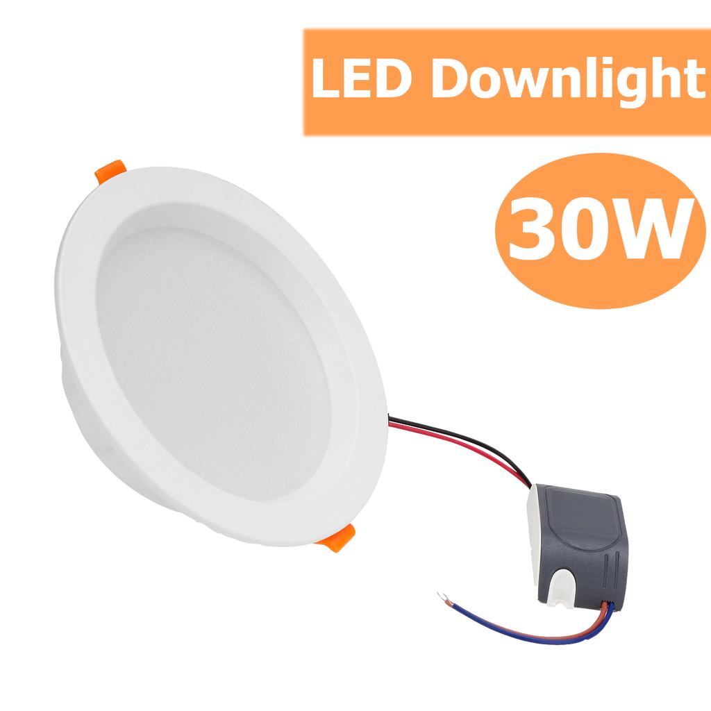 Buy Ultra Bright 30W LED Round Downlight Recessed Lamp light With LED ...