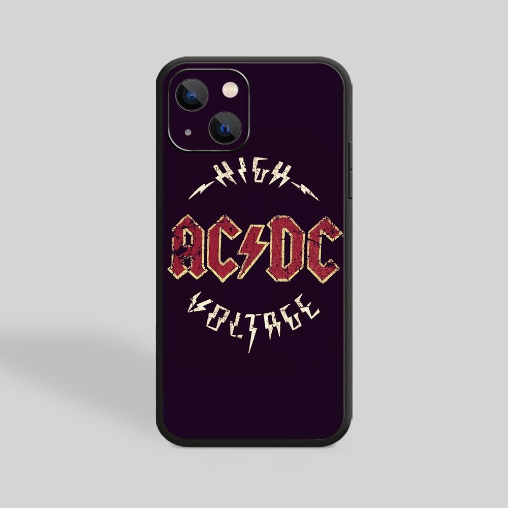 Buy AC And DC Rock Band Mobile Phone Case Cover Cell For IPhone Xiaomi ...