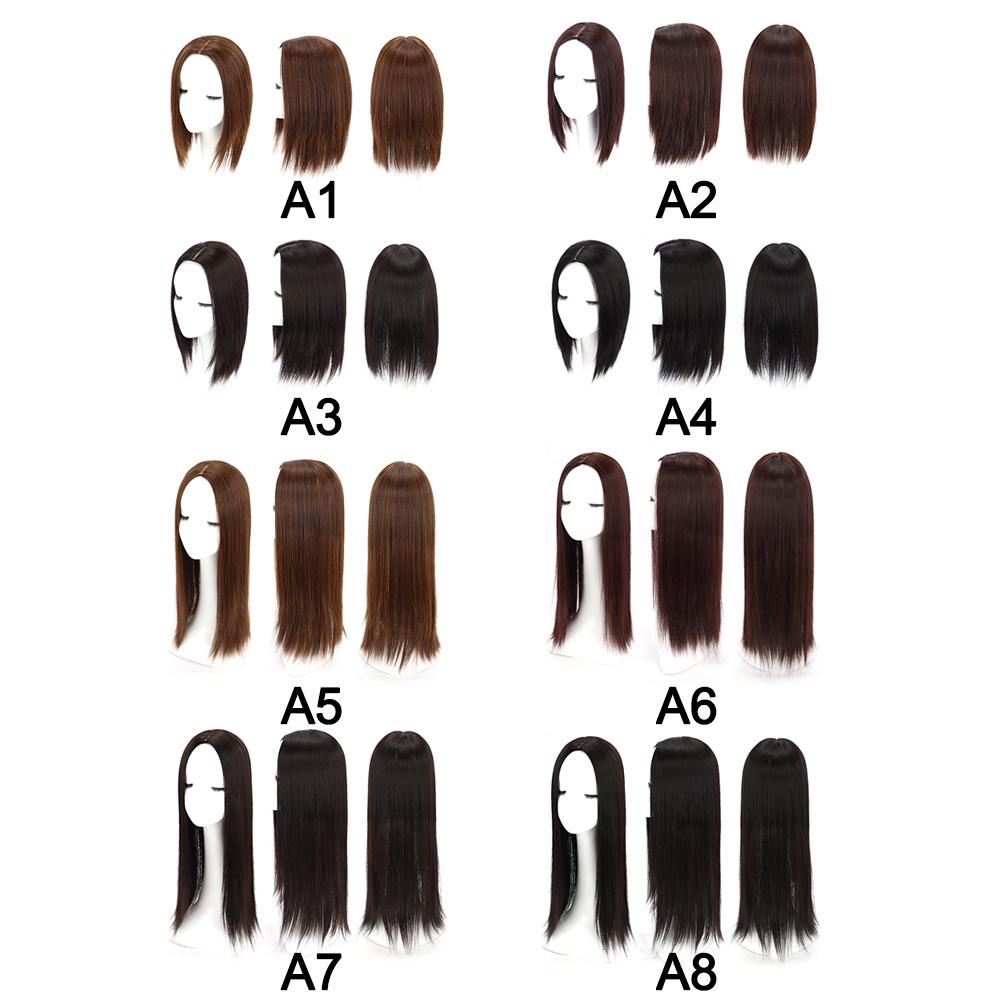 Buy Beauty 35cm/55cm Short Straight Women Hair Extension Synthetic High ...