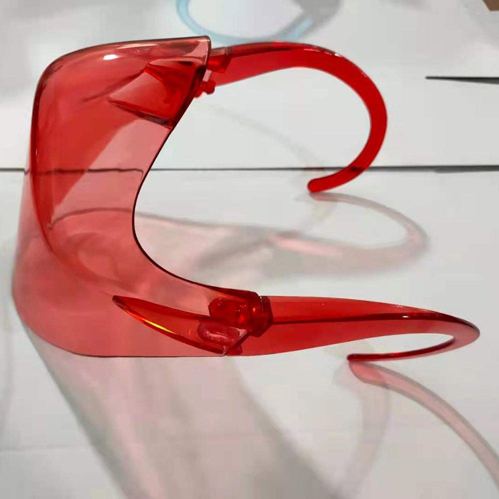 Buy TCE PC Colorful Transparent Mask Transparent Protective Mask Anti ...