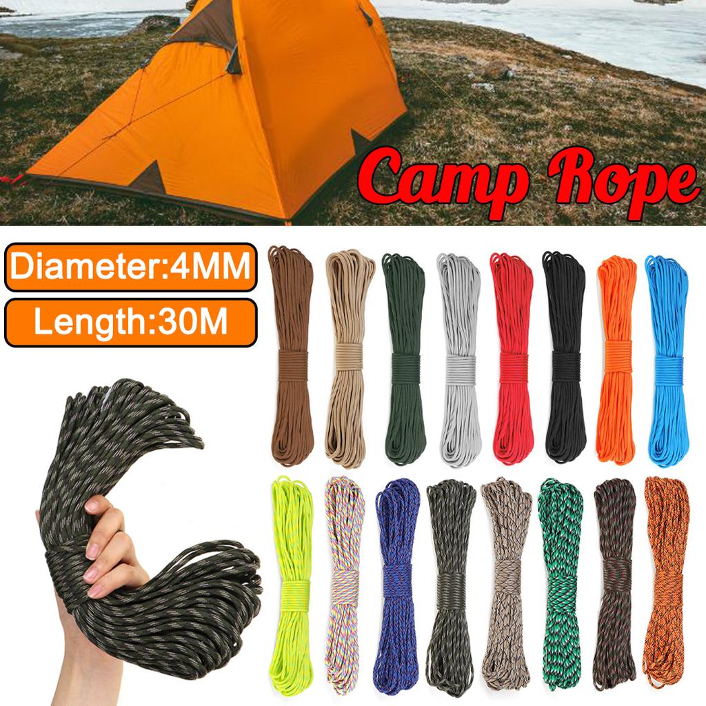 Buy 98ft 9 Strand Core Cores Outdoor Durable Camp Rope Lanyard ...
