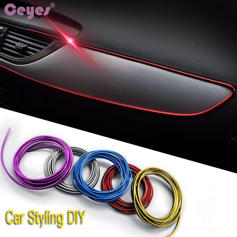 Buy 5M Universal DIY Line Flexible Interior Decorative Tape Auto Strip ...