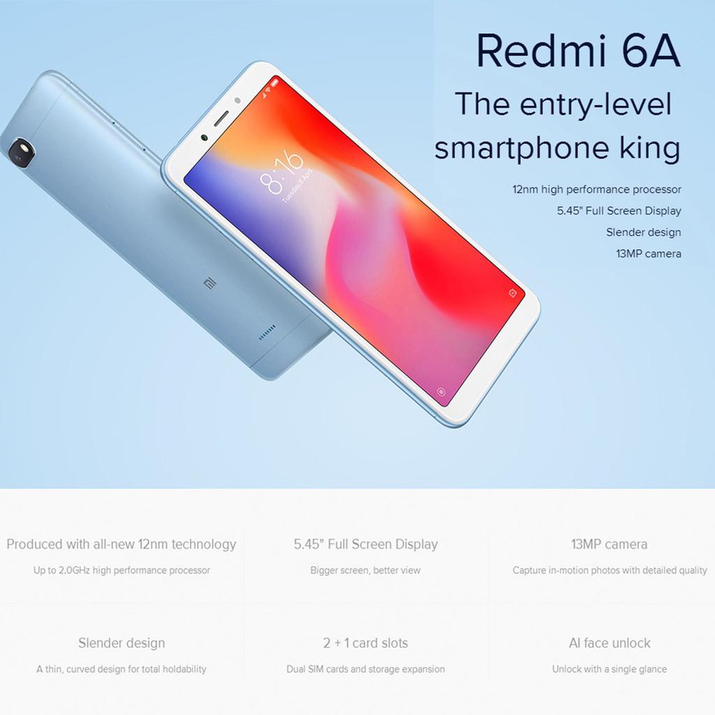 Buy Redmi 6A 2GB RAM+16GB ROM at affordable prices — free shipping ...