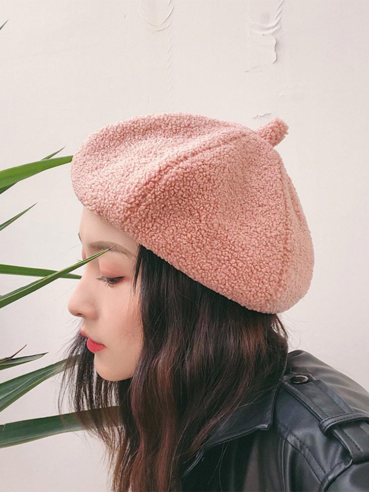 Buy Women Fashion Octagonal Cap Autumn Winter France Painter Style ...