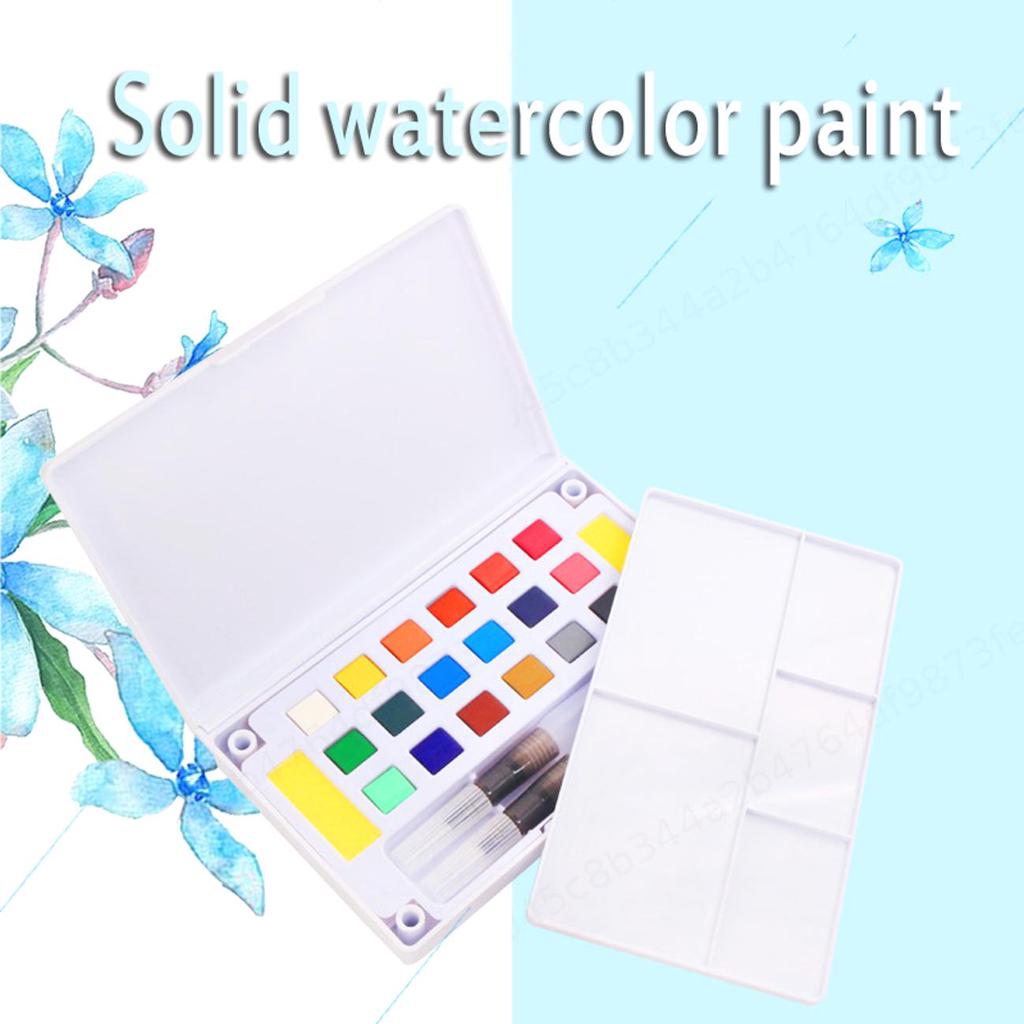 Buy 12/18/24/36 Colors Watercolor Kit Assorted Color Plastic Children ...