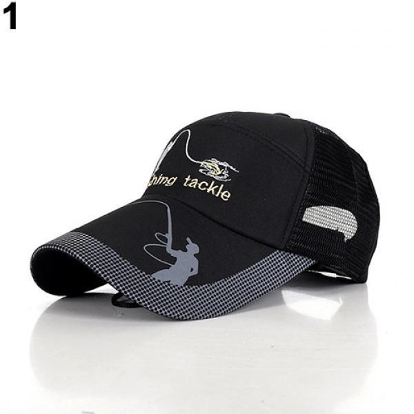Buy Fashion Men Outdoor Fishing Sun Hat Protection Tackle Mesh Baseball ...