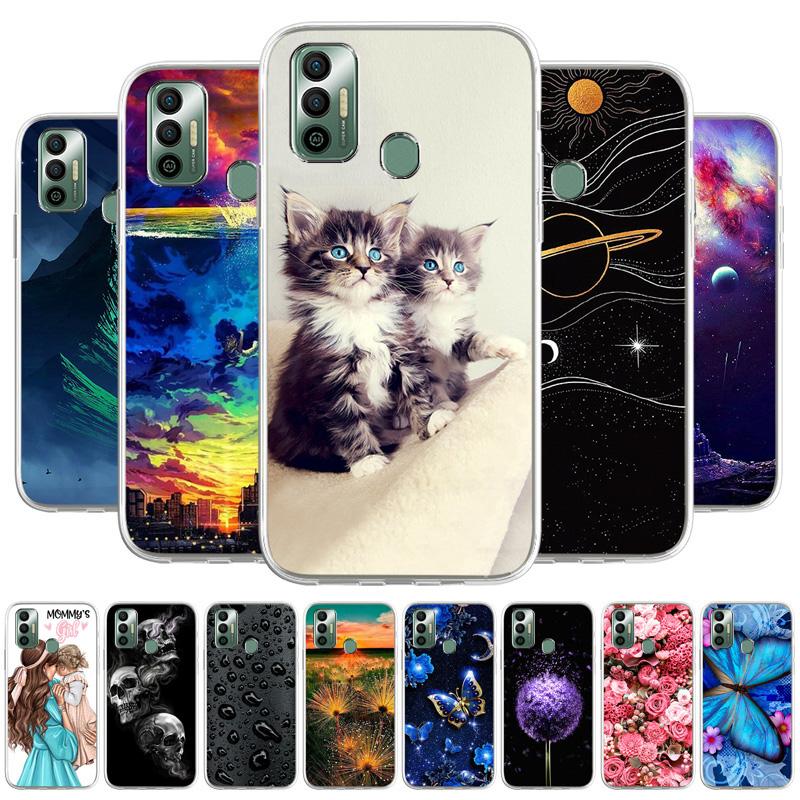 Buy Cool Soft Tpu Silicone Phone Case For Tecno Spark 7P KF7j 6.8 inch ...