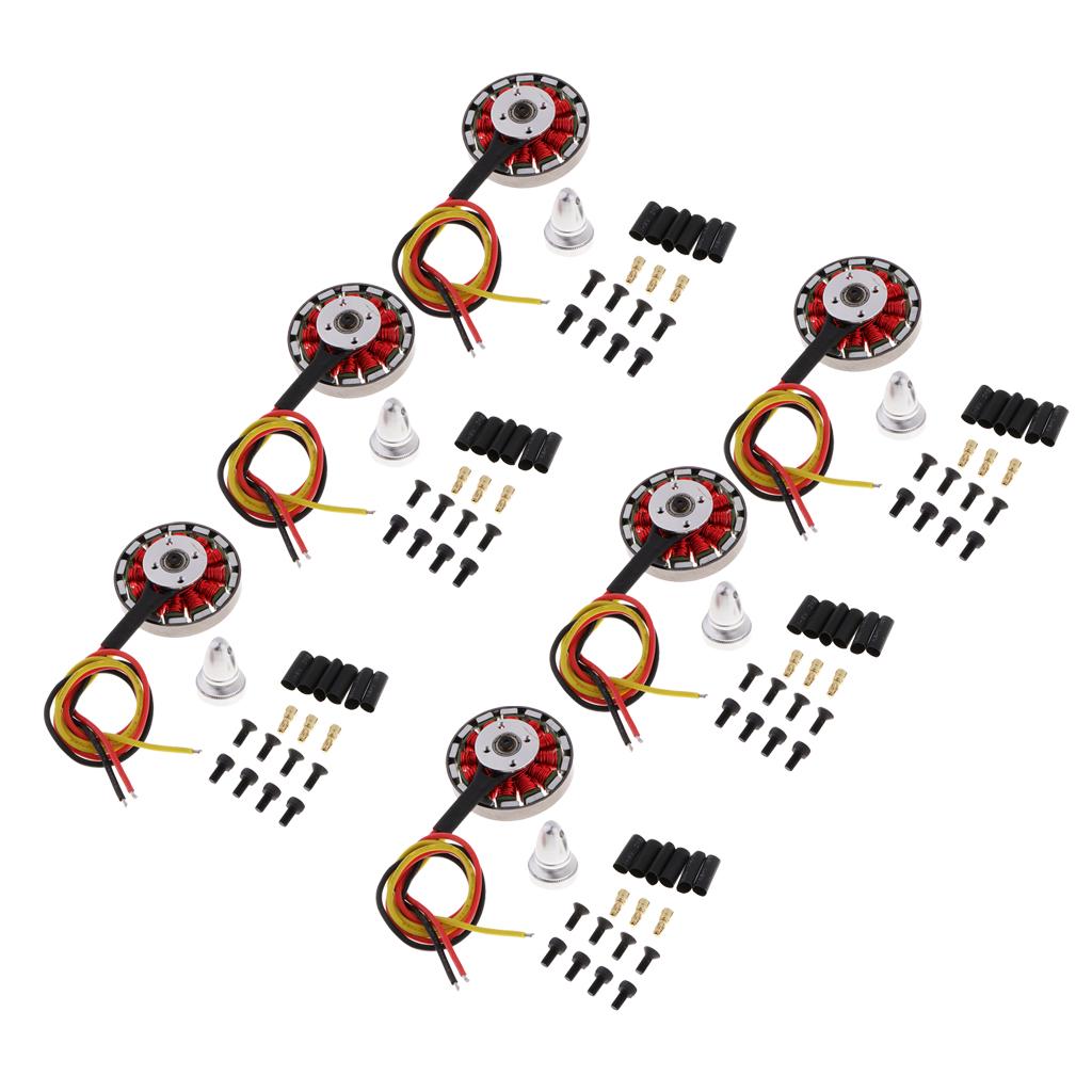 Buy 6pcs Alloy 5010 750KV High Torque Brushless Motor for RC Airplane Quadcopter at affordable ...