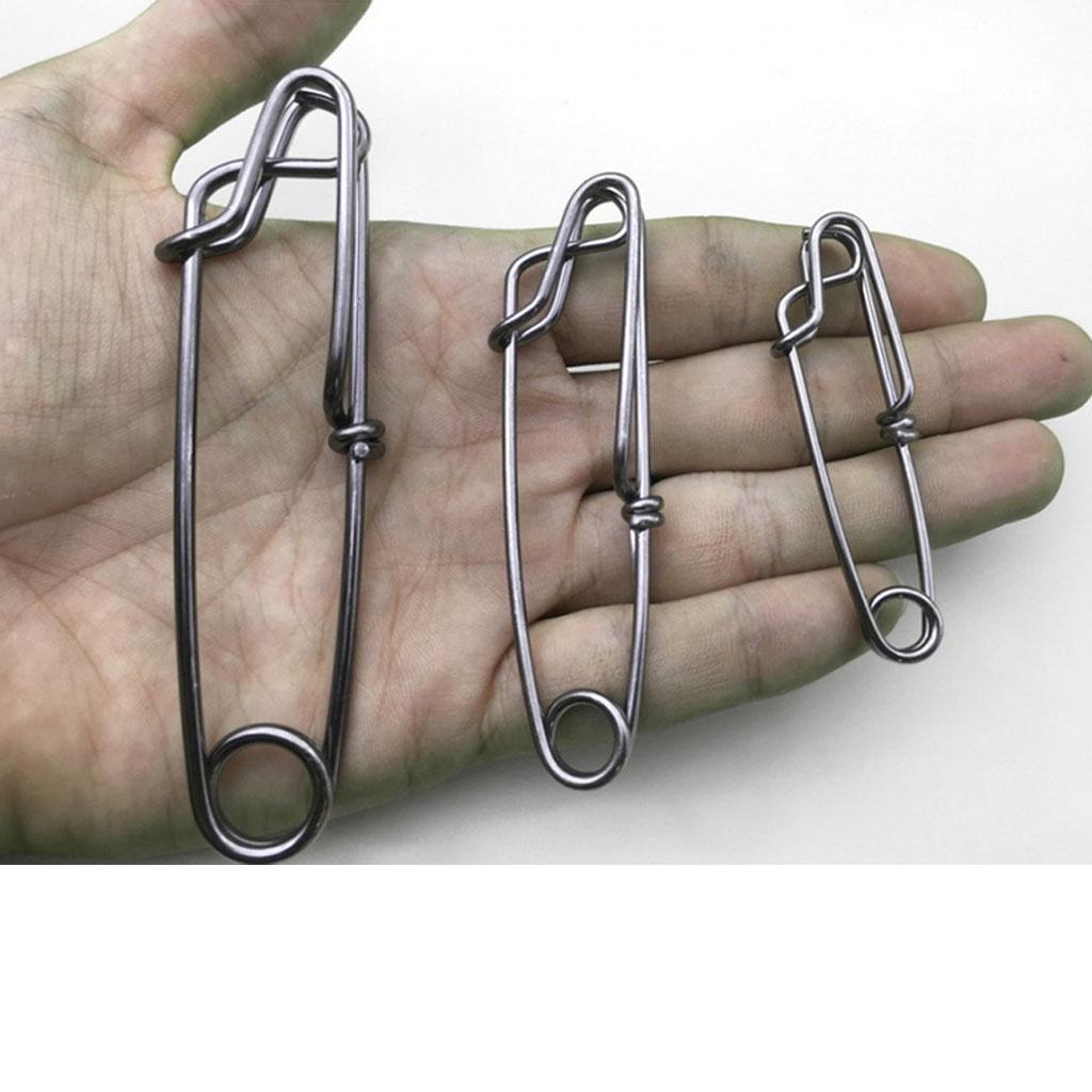 Buy 10Pcs Stainless Steel Long Line Longline Clip for Fishing Snapper ...