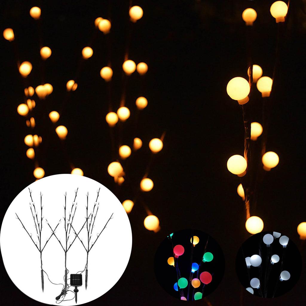 Buy Ball Solar Powered Tree Branch Light Garden Light LED Light Patio ...