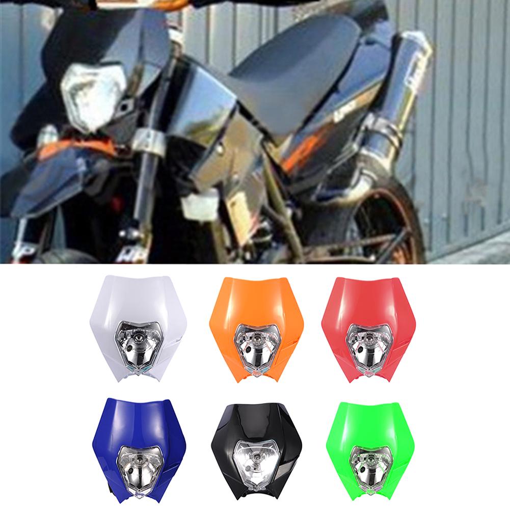 Buy New Motorcycle Dirt Bike Motocross Supermoto Universal Headlight ...