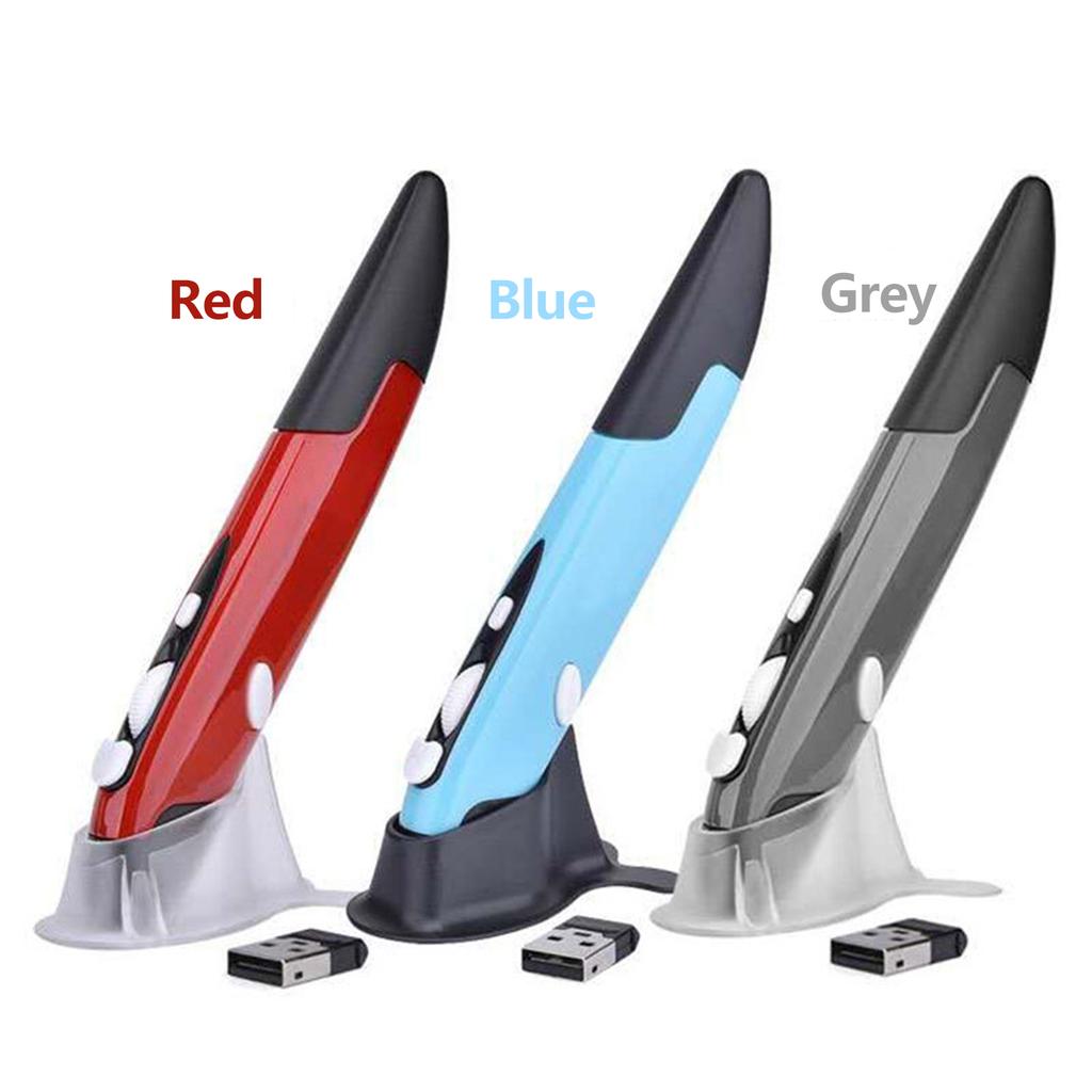 Buy 24GHz USB Cordless Optical Pen Mouse 80012001600 DPI Adjustable ...