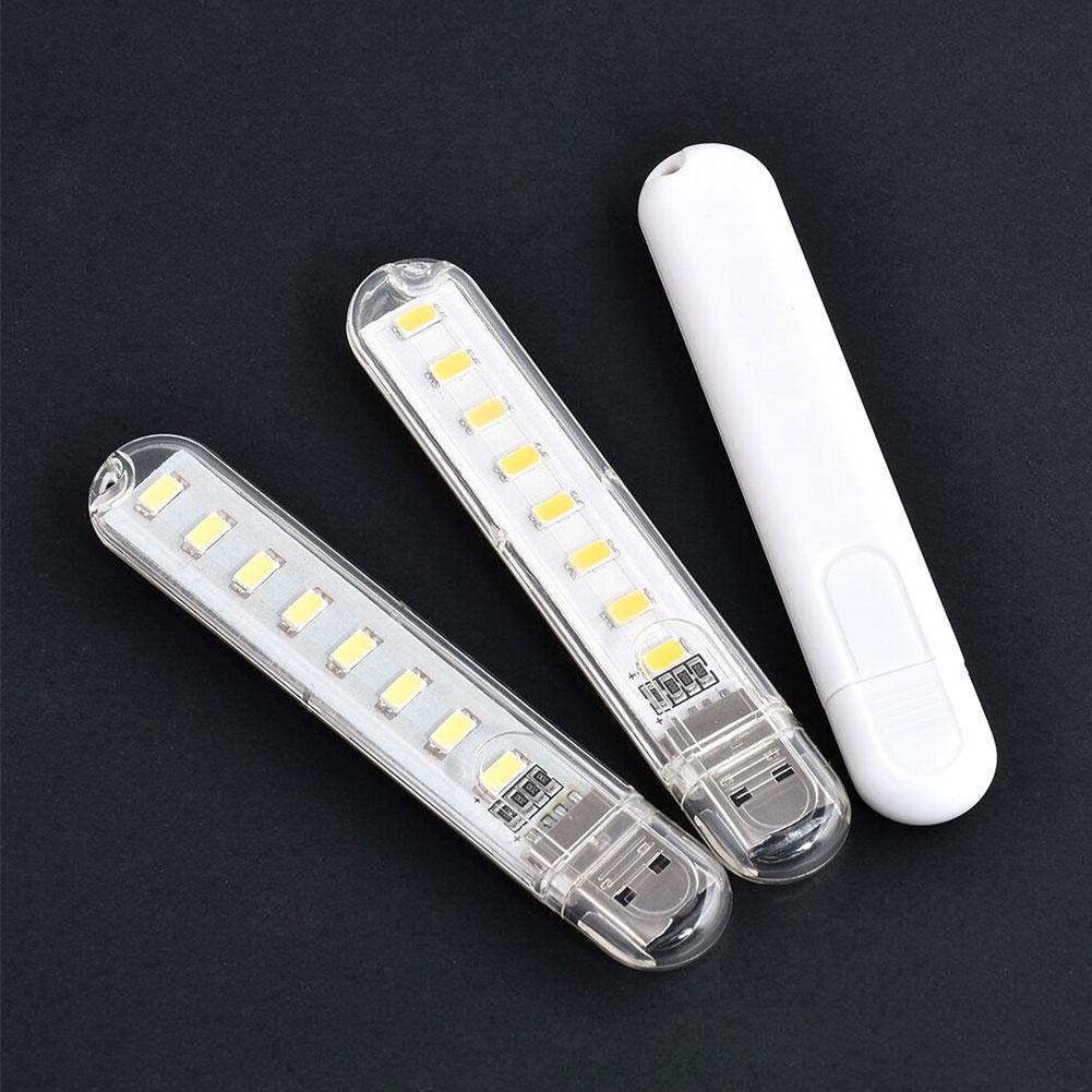 Buy Mini USB 8 LED Light Pocket Card Lamp Mobile Power Camping Laptop ...