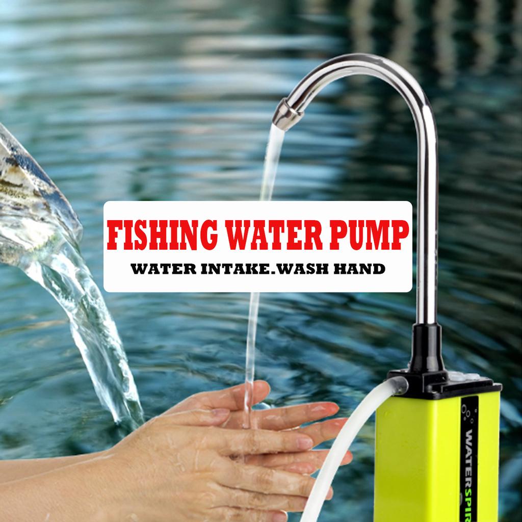 1x Water Electric Automatic Suction Device Portable Fishing Water Pump ...