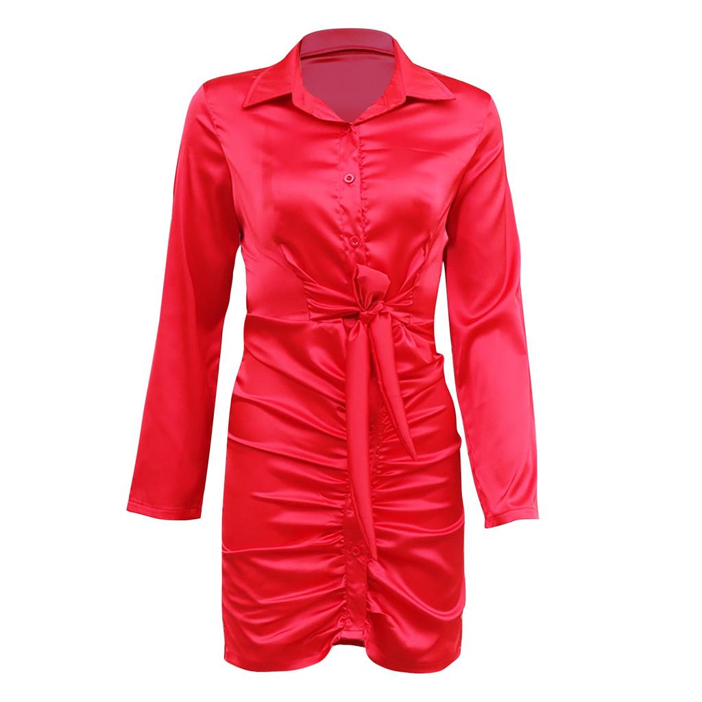 Satın alın (WAD) Sexy Womens Long Sleeve Holiday Printed Solid Color ...