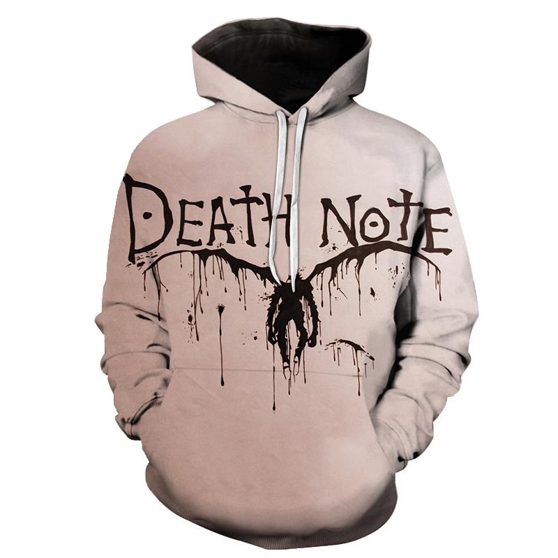 Cheap 2022 New Death Note 3d Printing Hoodie Sportswear Men 'S And Women 'S Casual Fashion ...