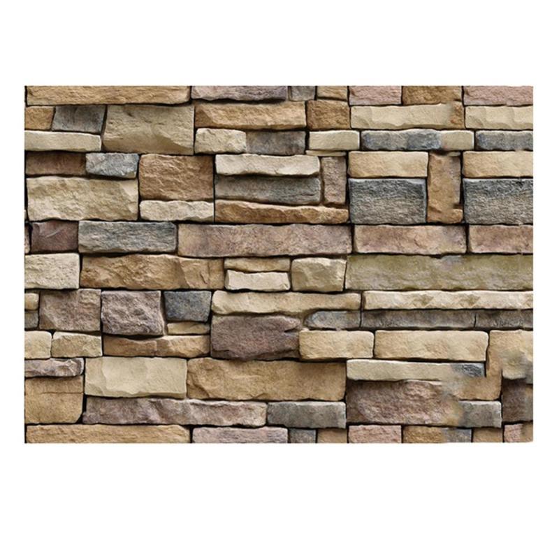 Buy Brick Stone Self-Adhesive Wall Sticker Background Decal Kids ...