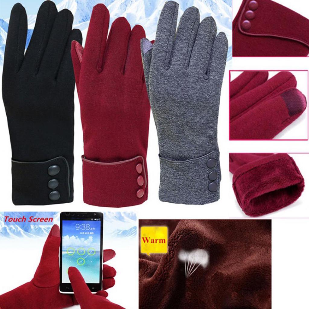 Buy Gloves Stylish And Elegant Mobile Phone Touch Screen Lady's Warm ...